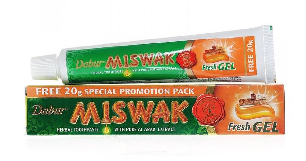 Зубная паста Dabur Miswak Gel, 150 мл ⭐ купить по цене 31,850 сум в ...